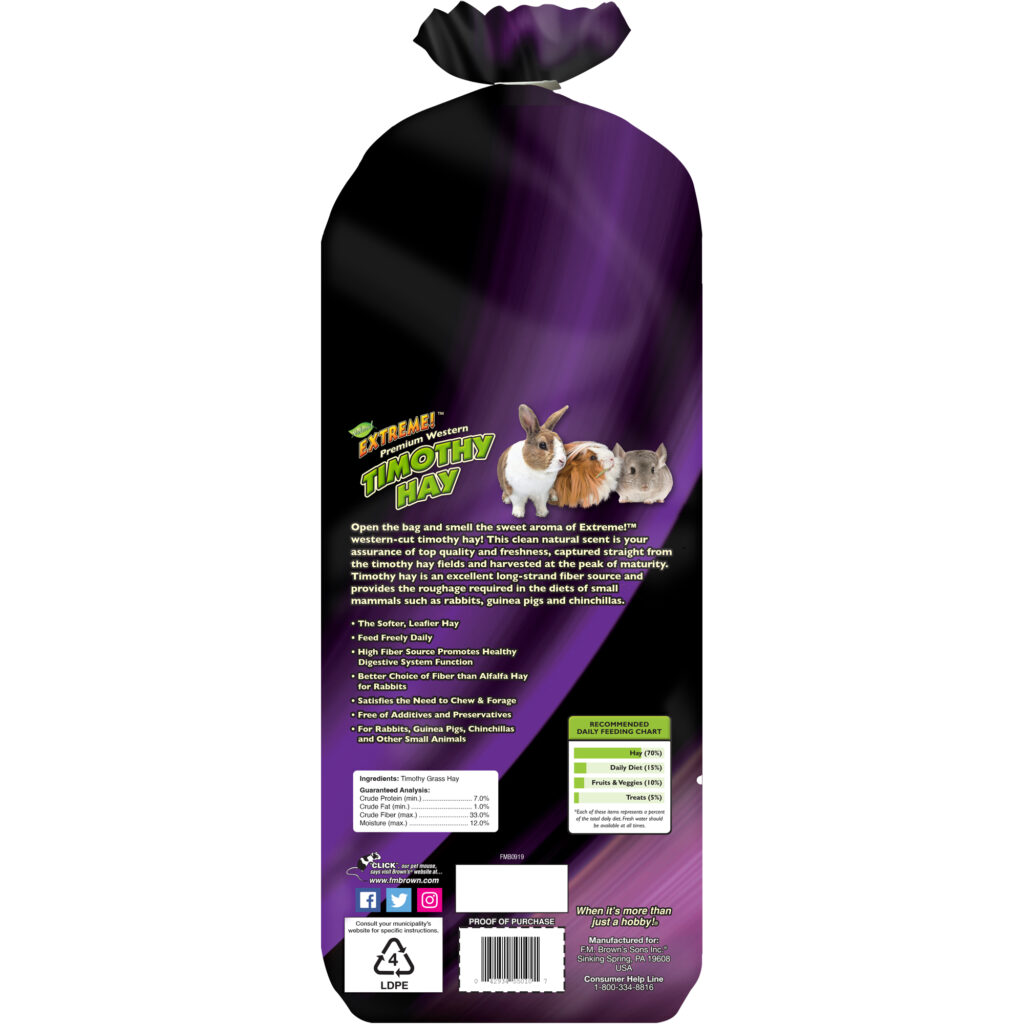 Brown's Pet Food | Extreme!™ Natural Timothy Hay