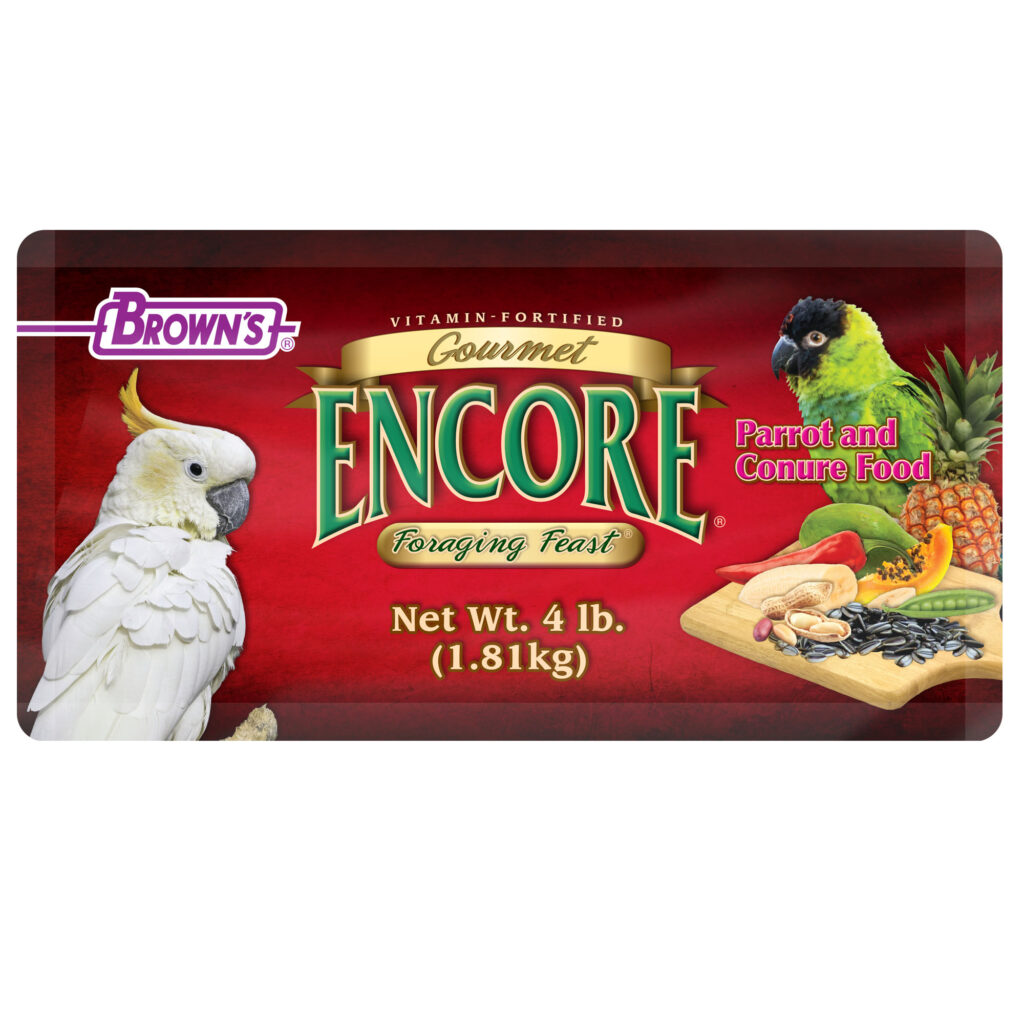 Brown's Pet Food | Encore® Parrot Food - Gourmet Foraging Feast®