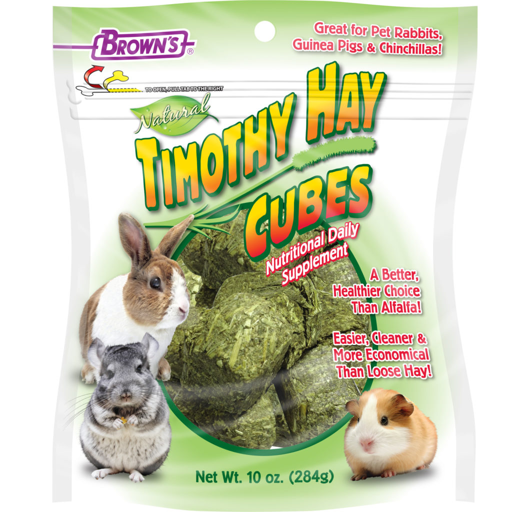 Brown's Pet Food | Brown’s® Timothy Hay Cubes for Small Animals